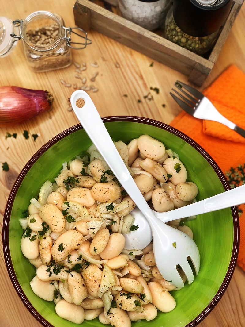 Recette Végan : Salade de Haricots Blancs - Jade Fontaine Diététicienne